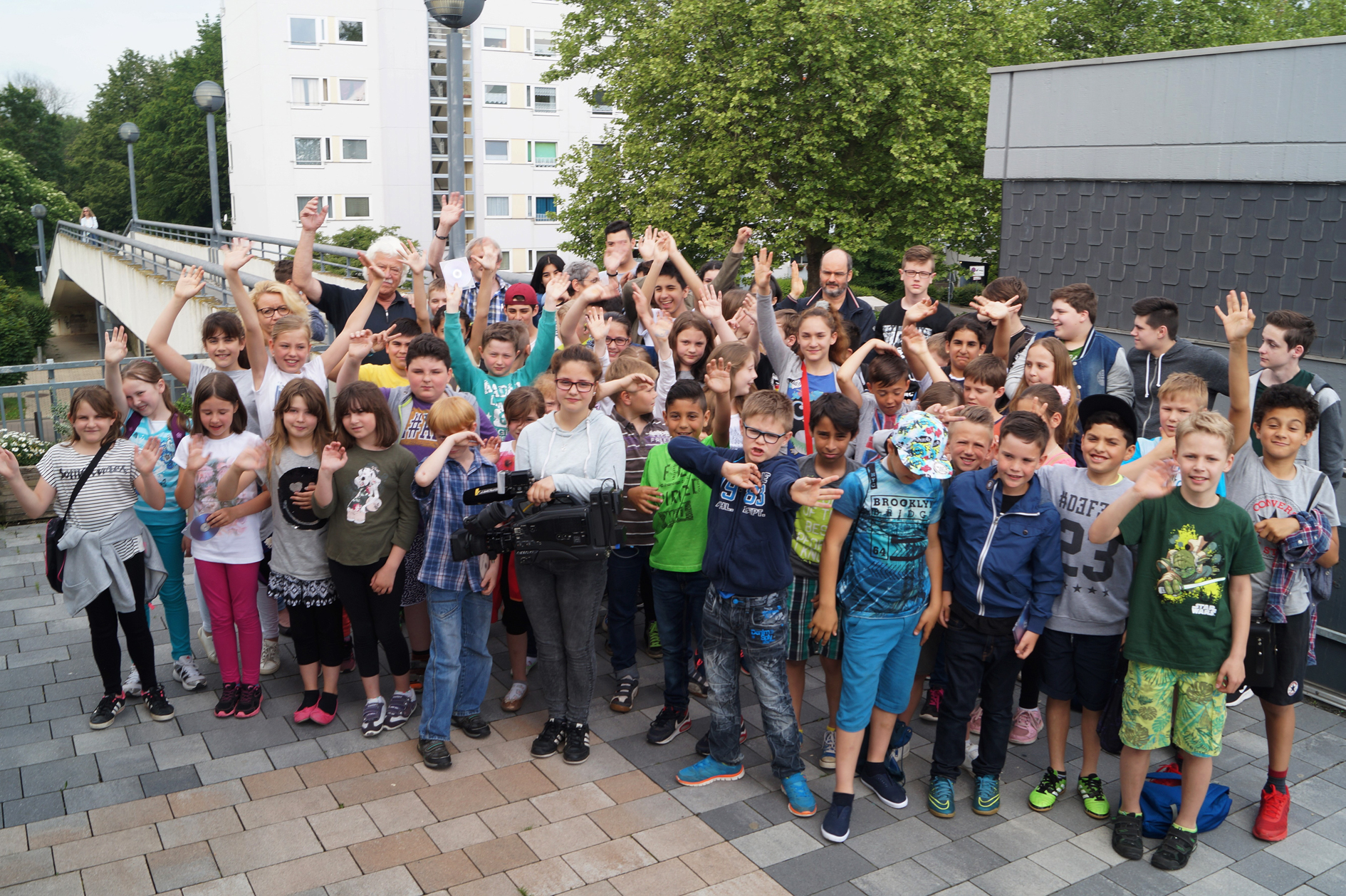 Die Kamera läuft in Salzgitter am Fredenberg - Hallo Wochenende